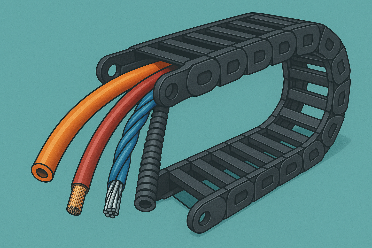 What is a Cableveyor?｜Cable Carrier for Protecting Industrial Cables ...