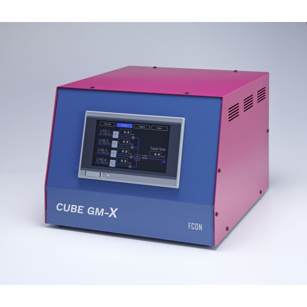 タッチパネル式 ガス混合器 CUBE GM-X シリーズ|FCON CO., LTD.